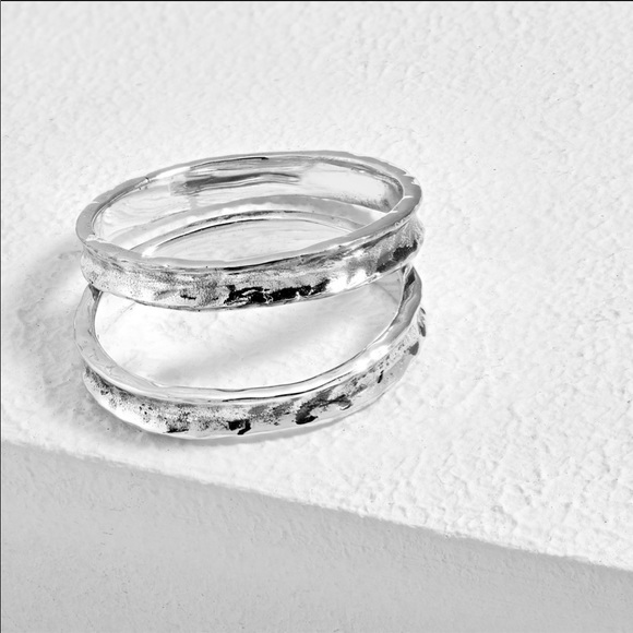 Silpada | Jewelry | Silpada Belle Fleur Stacking Ring | Poshmark